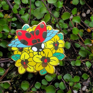 Botanical Bug Enamel Pin Set of 4 online Exclusive Pricing - Etsy