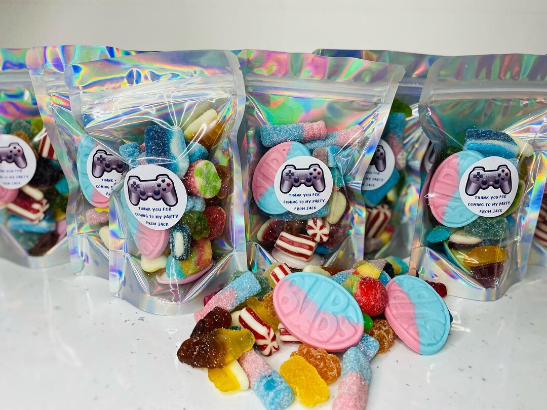 Personalised Sweet Pouch With Pick & Mix, Choose Any Theme: Party ...