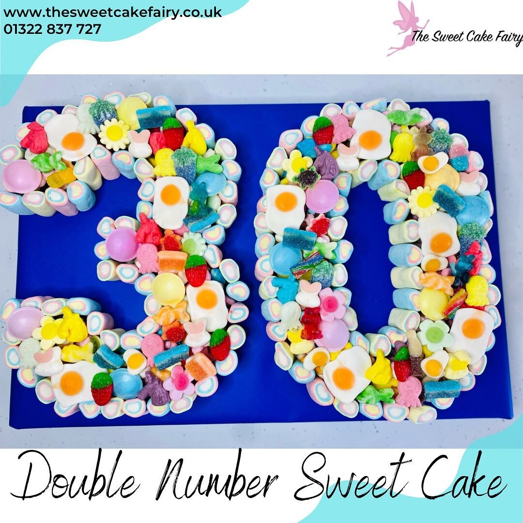 Double Number Sweet Cake: Pick and Mix Candy Birthday Party Gift - Etsy UK