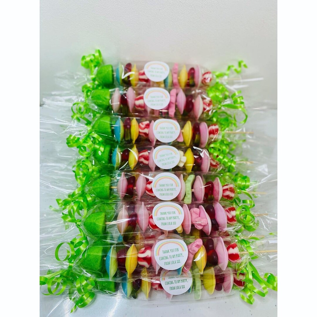 Personalised Sweet Kebabs: Party Favour, Birthday, Wedding, Sweets ...