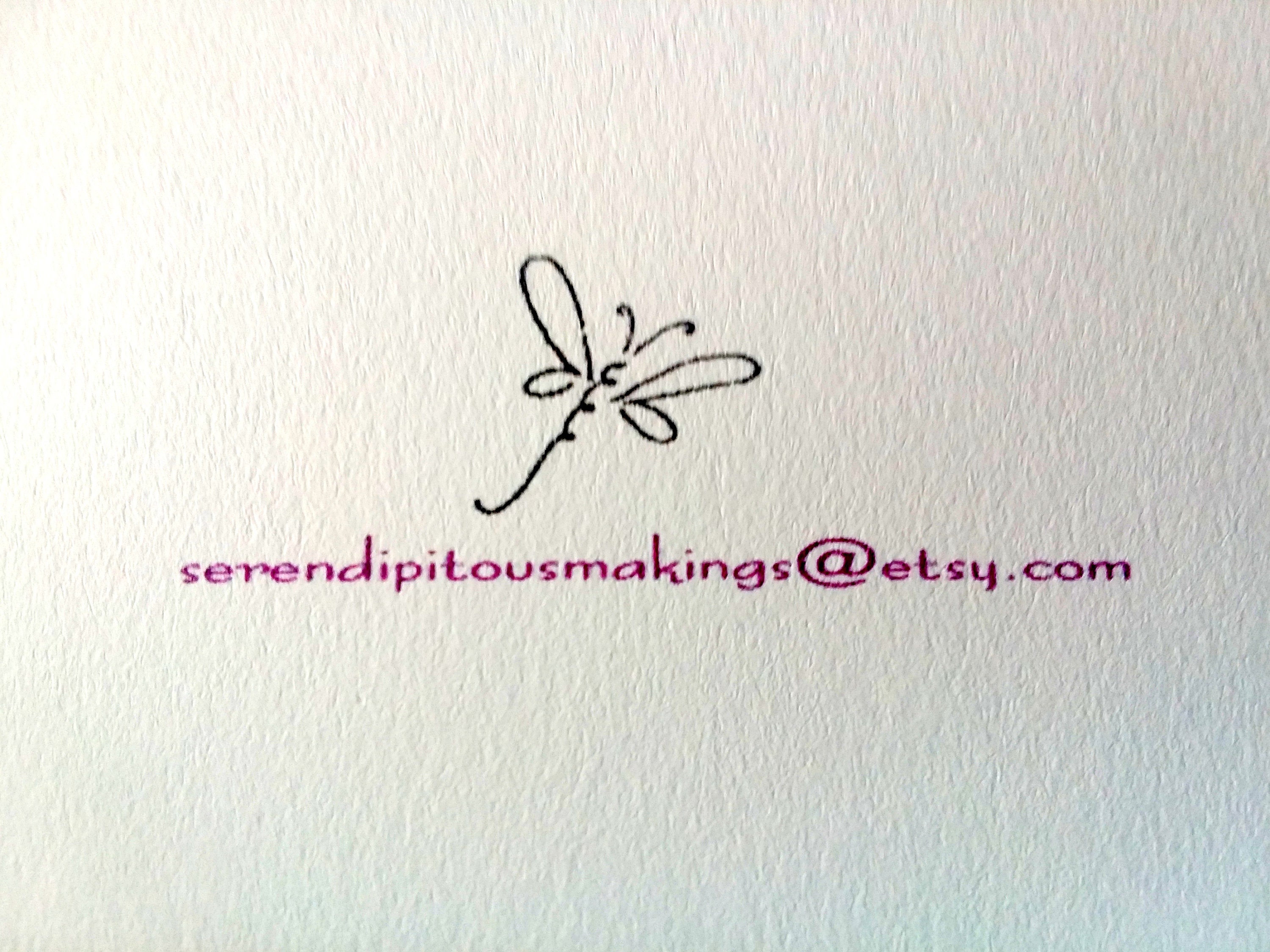 Thistle Note Card - Etsy