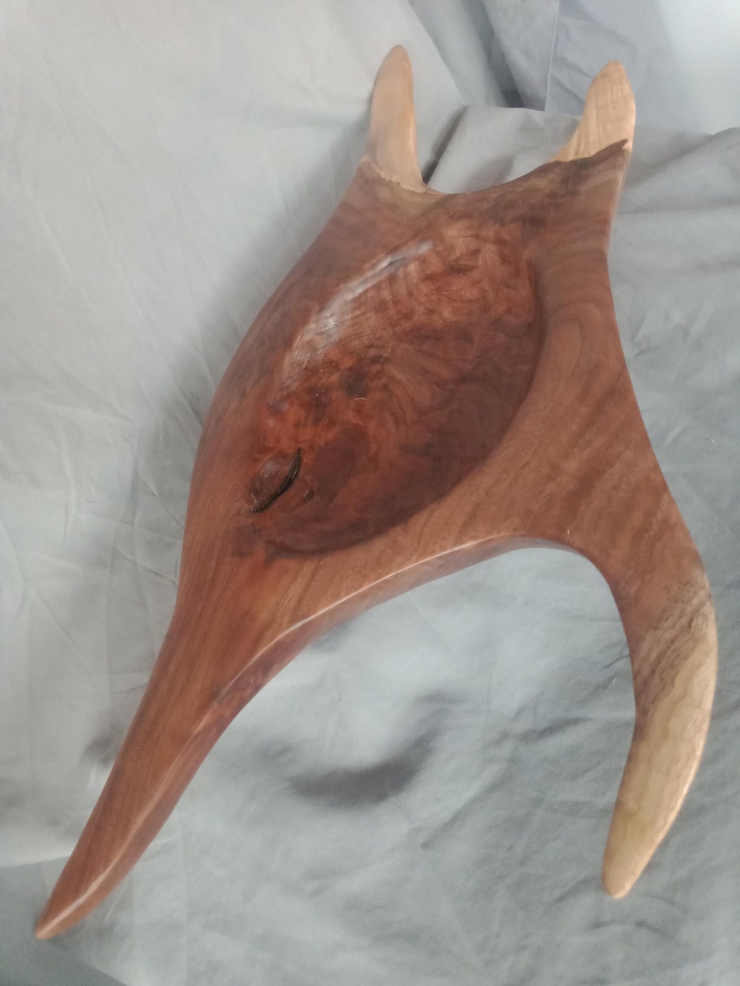 Walnut Centerpiece Display Bowl - Etsy