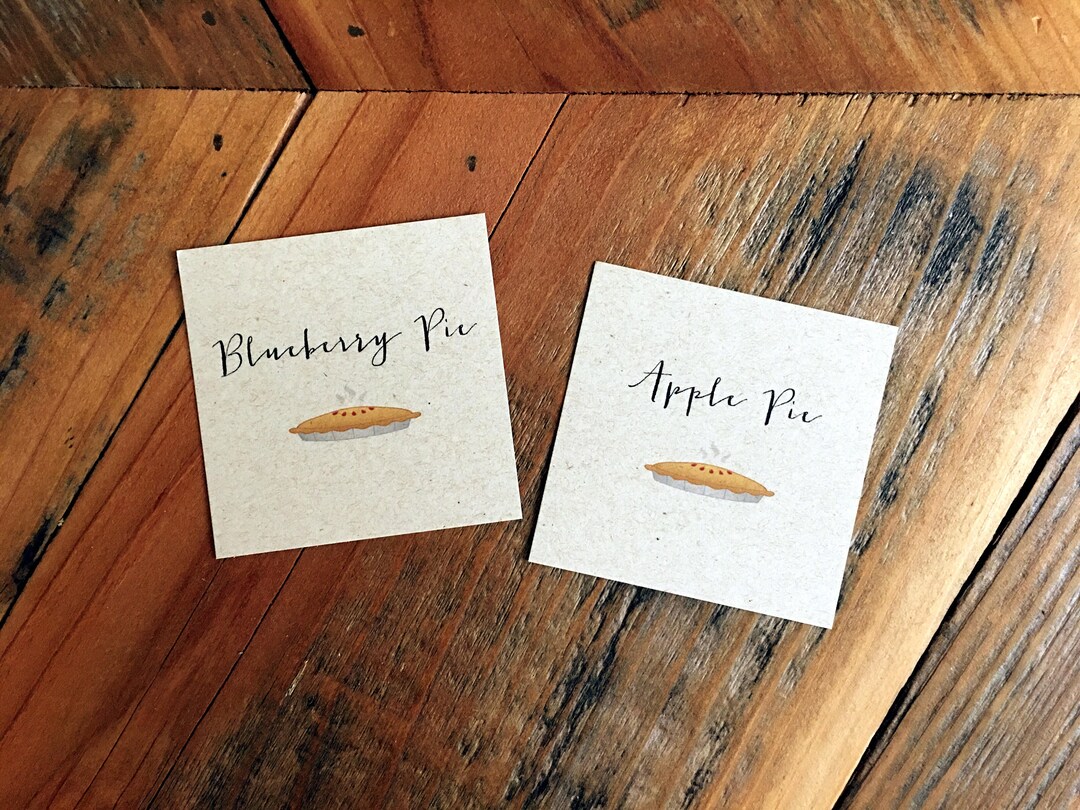 Dessert Table Signs, Dessert Table Labels, Buffet Table Signs, Buffet ...