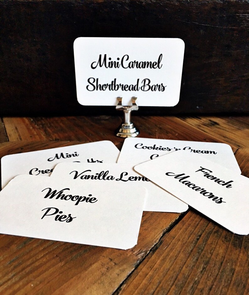 Dessert Table Signs Dessert Table Labels buffet table signs | Etsy