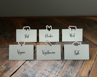 Entree Place Cards - Etsy