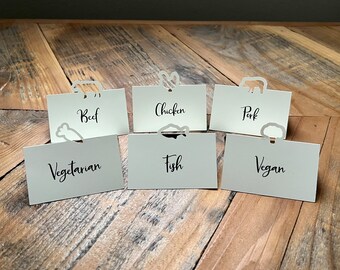 Standup Menu Cards - Etsy