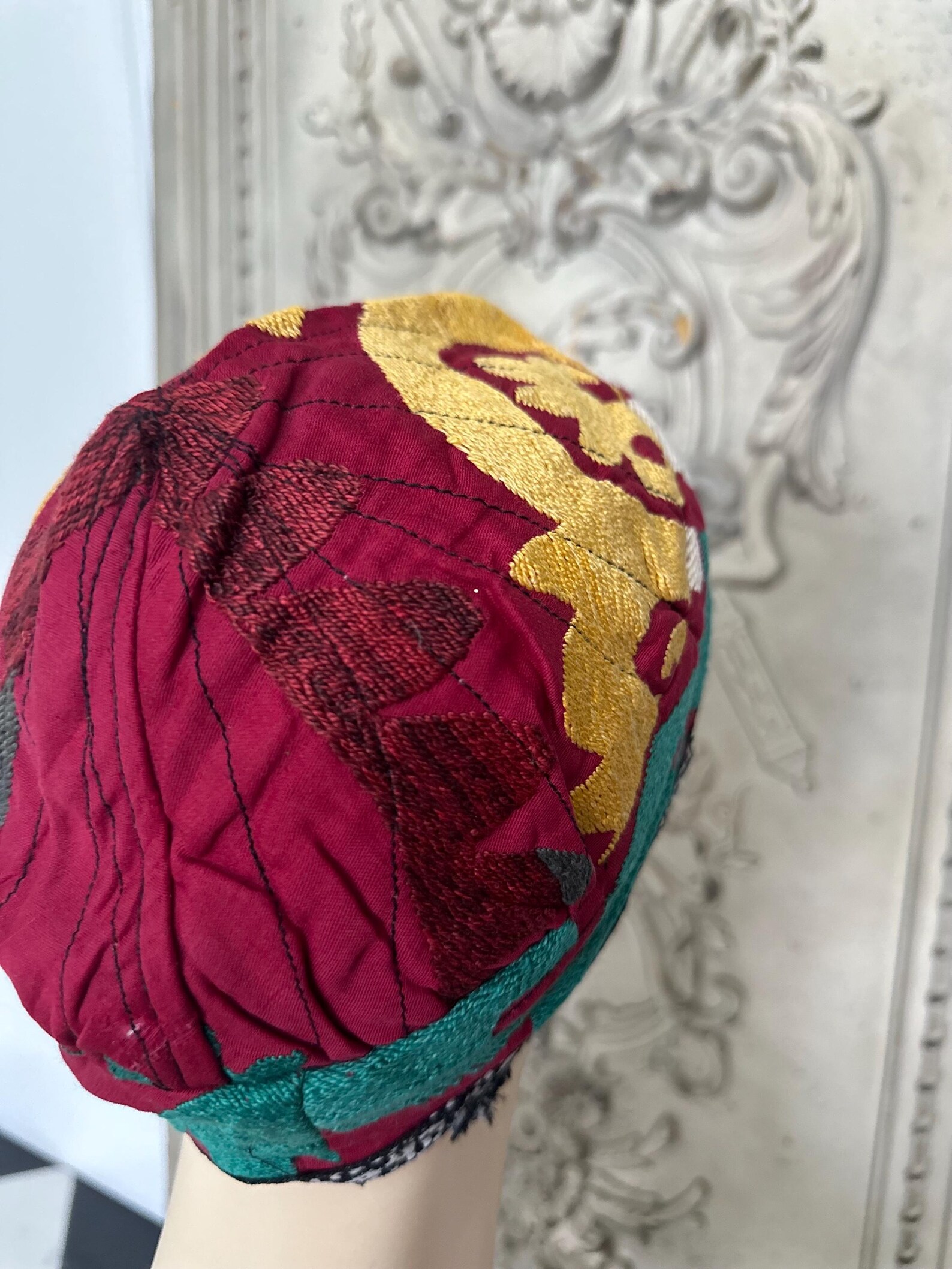 Antique Suzani Smokers Hat From Uzbekisdan - Etsy