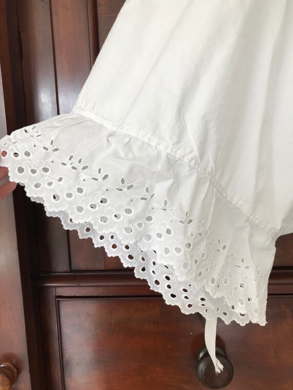 Edwardian / Victorian bloomers with monogram JC - Gem