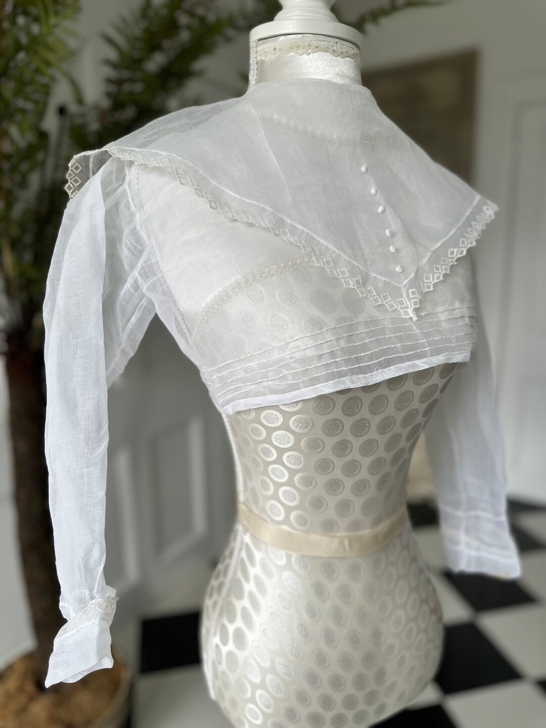 Early 19th Century Organdie Bolero Blouse - Etsy