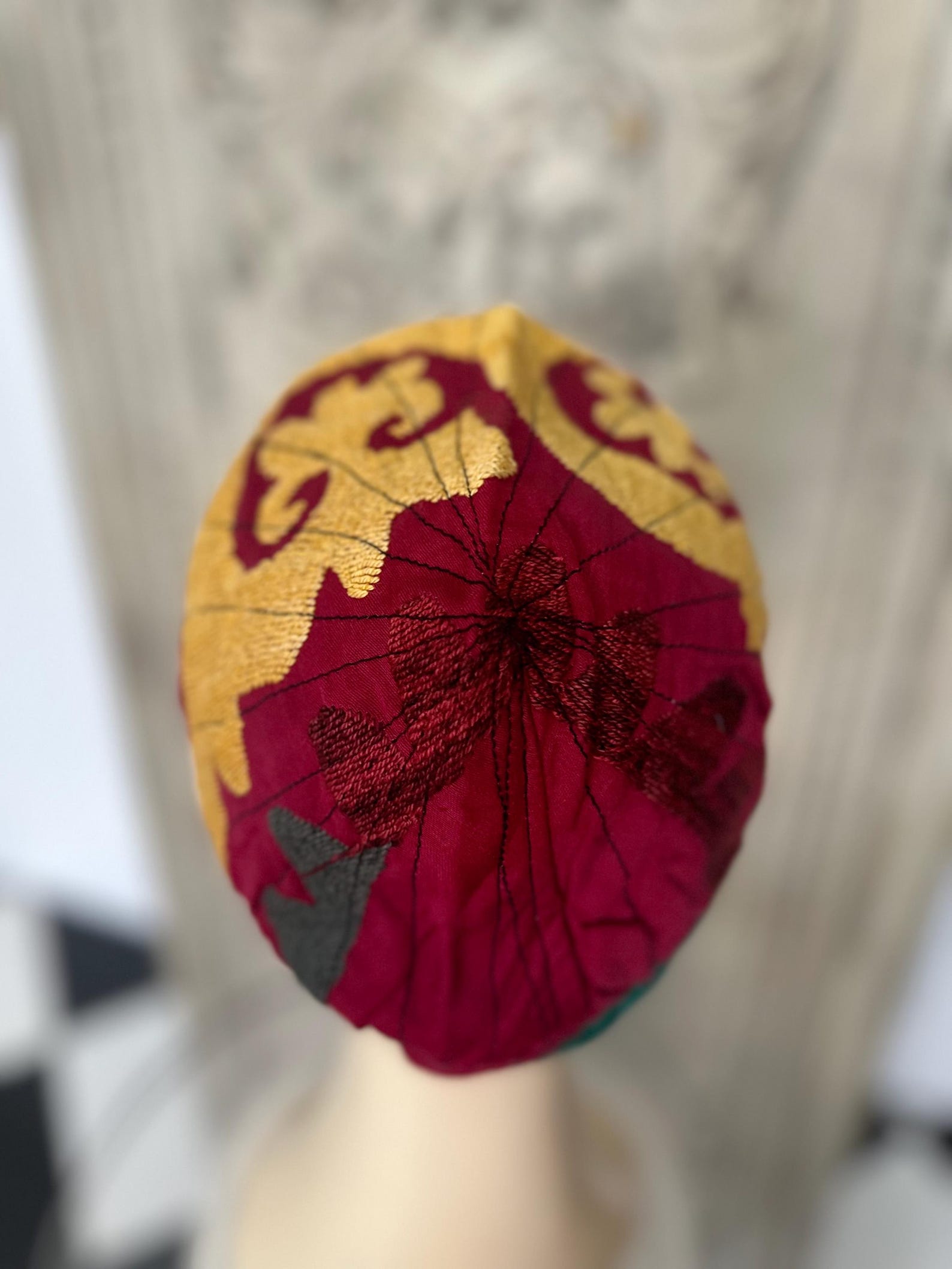 Antique Suzani Smokers Hat From Uzbekisdan - Etsy