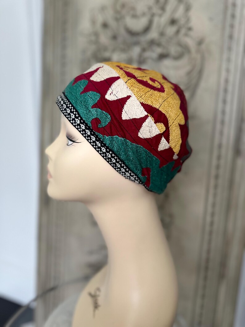 Antique Suzani Smokers Hat From Uzbekisdan - Etsy