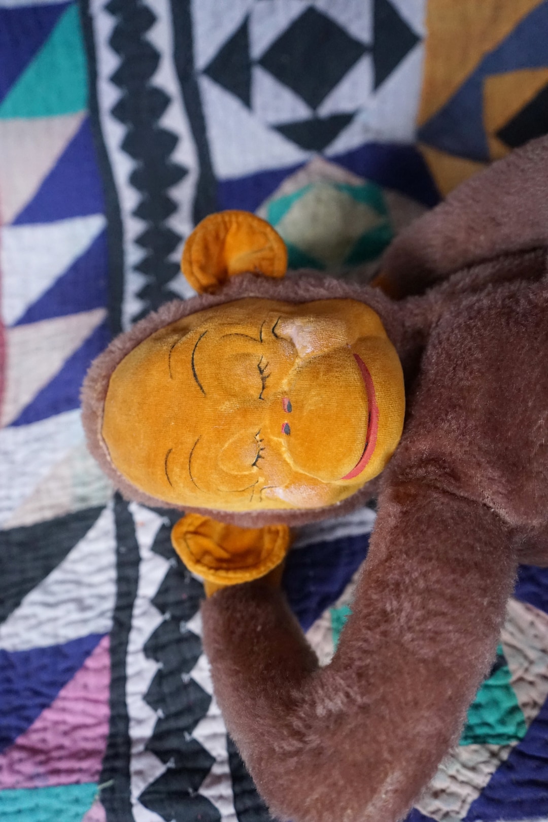 RARE 1940s Merrythought Sleeping Beauty Monkey Pyjama Case/gran Pops ...