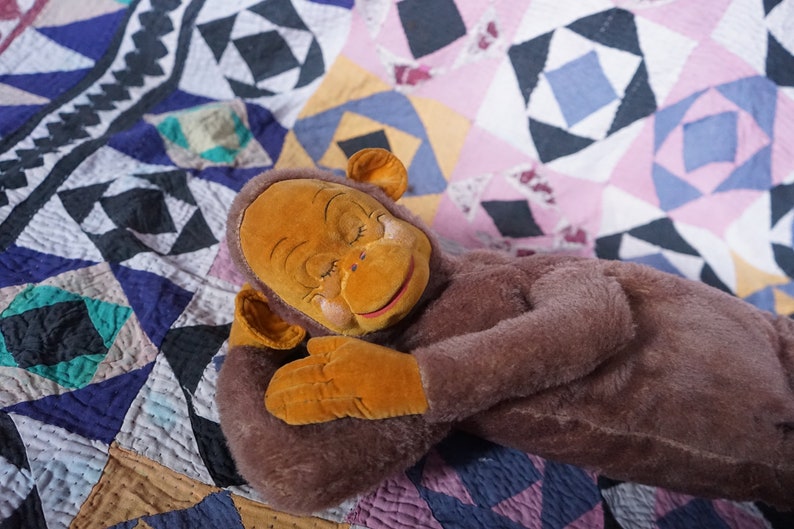 RARE 1940s Merrythought Sleeping Beauty Monkey Pyjama - Etsy UK