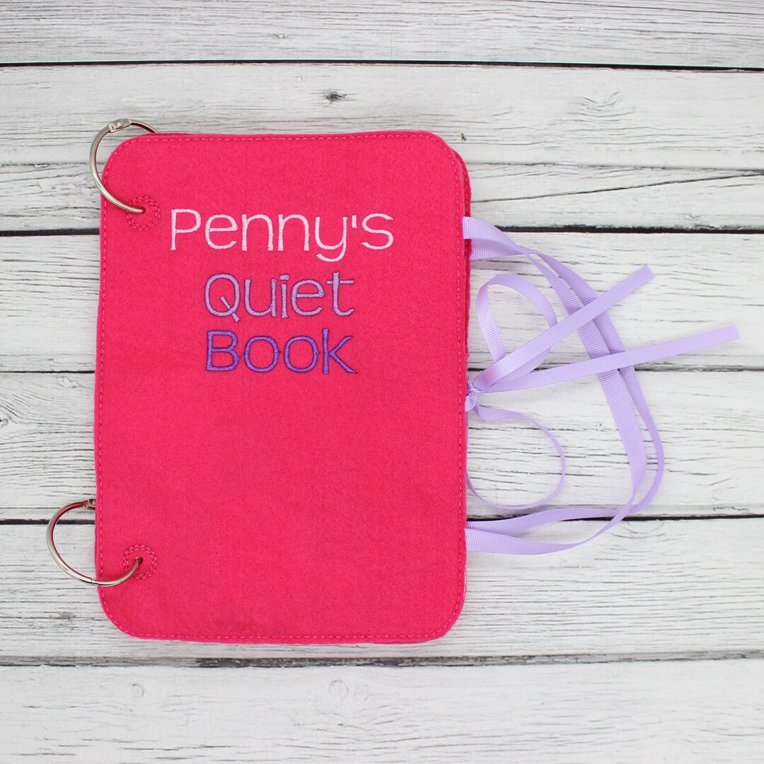 Customized Custom Quiet Busy Book Covers, Educational Toys, Felt ...
