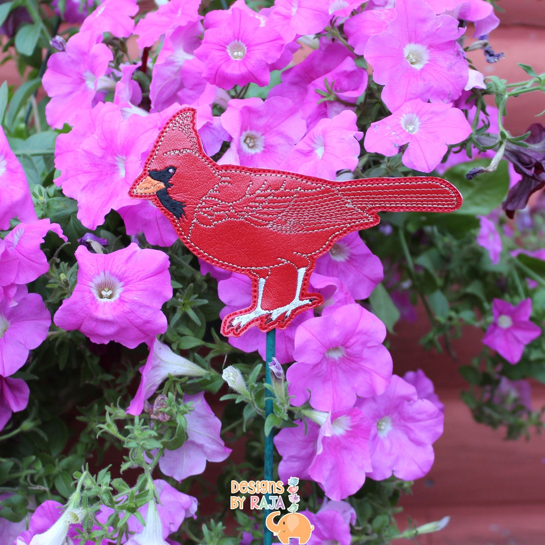 Cardinal Garden Stake, Garden Decor, Plant Gift, Cardinal Gift, Plant ...