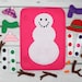 Build Dress A Snowman Quiet Busy Book Page, Educational Toys, Felt ...