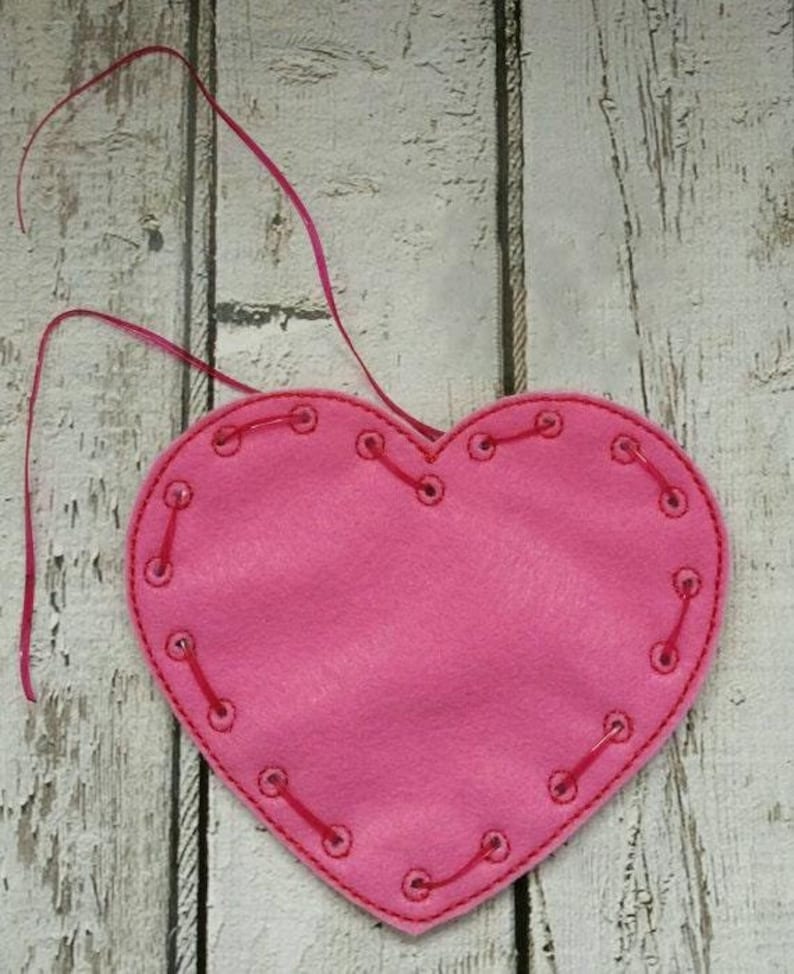Heart Lacing Card Toy, Party Favors, Preschool Learning, Educational ...