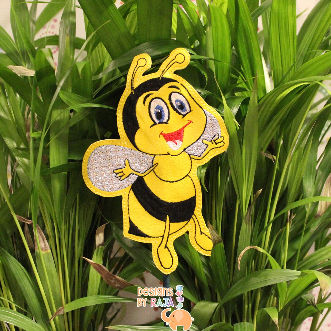 Bee Garden Stake, Garden Decor, Plant Gift, Garden Bee, Plant Markers ...