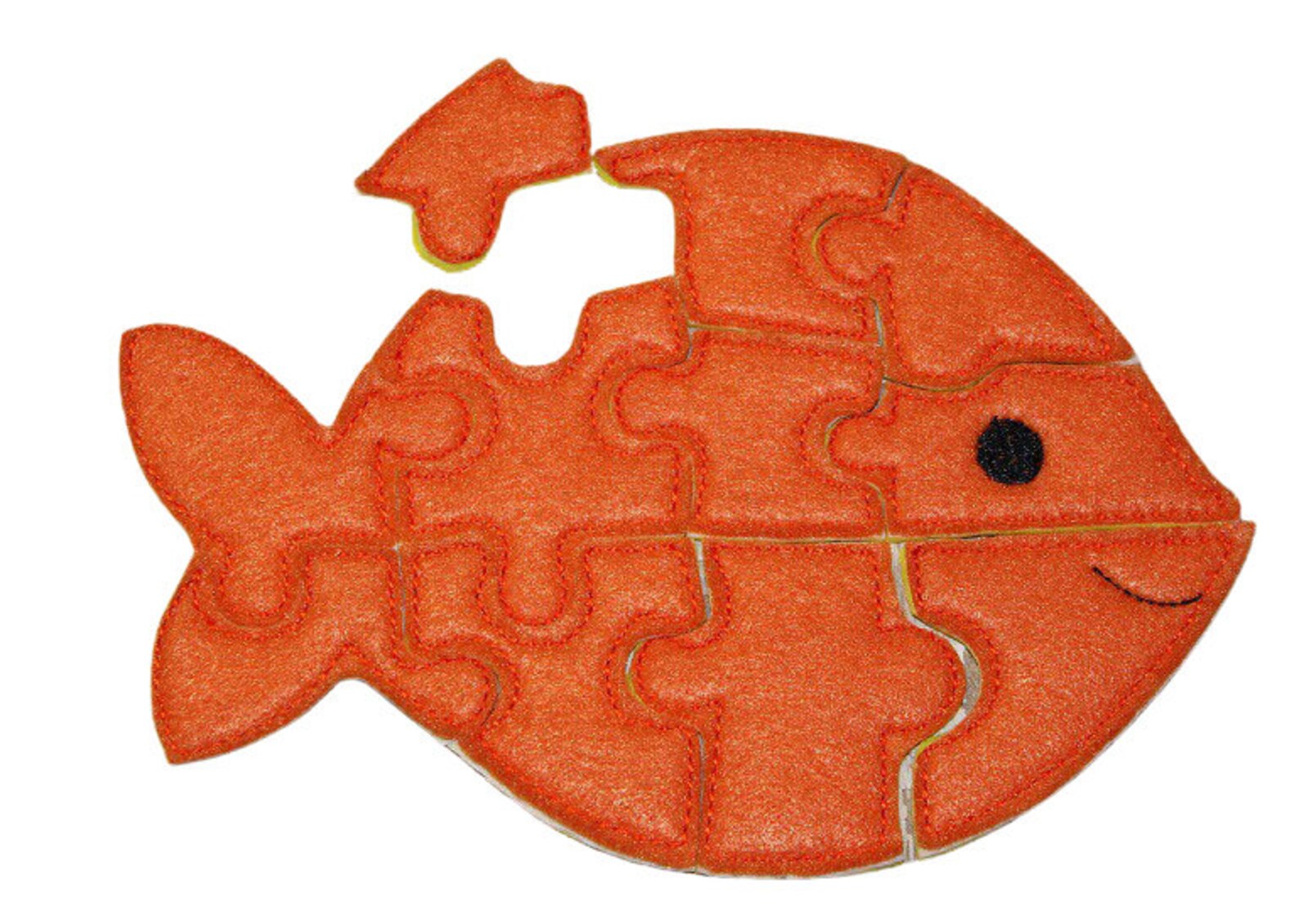Fish Felt Puzzle, Busy Bag Games, Fine Motor Skills, Educational ...