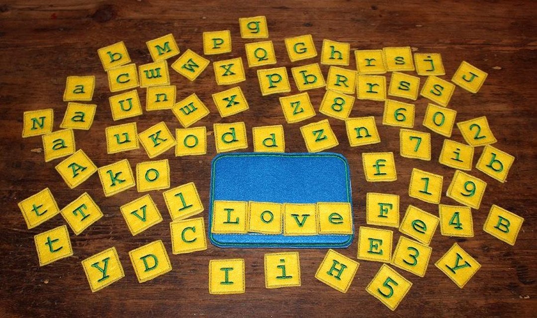 Spelling Board Learning Game, Kids Busy Bag, Educational Toys, Toddler ...