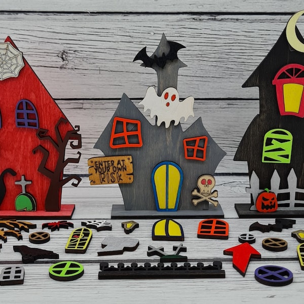 Wooden Fall House - Etsy