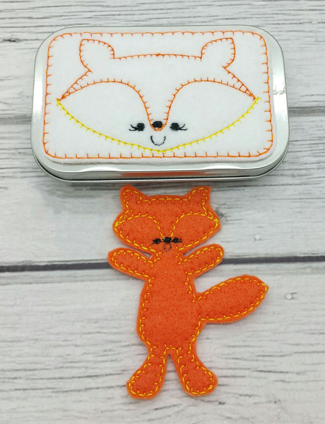 Fox Tin Play Set, Travel Busy Bag Games, Felt Educational Montessori ...