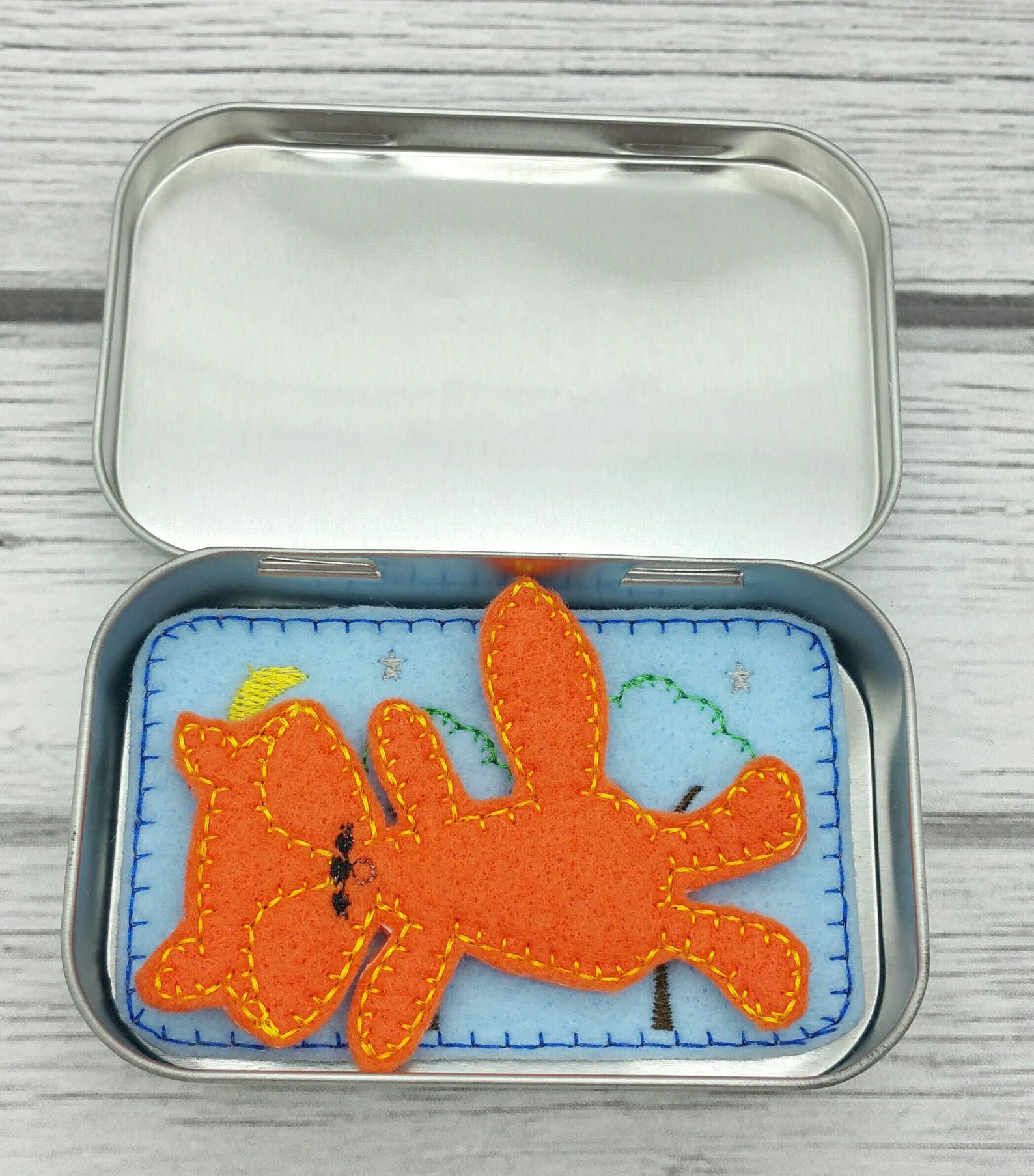 Fox Tin Play Set, Travel Busy Bag Games, Felt Educational Montessori ...