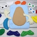 Build A Mr Potato Head Quiet Busy Book Page, Educational Toys, Felt ...