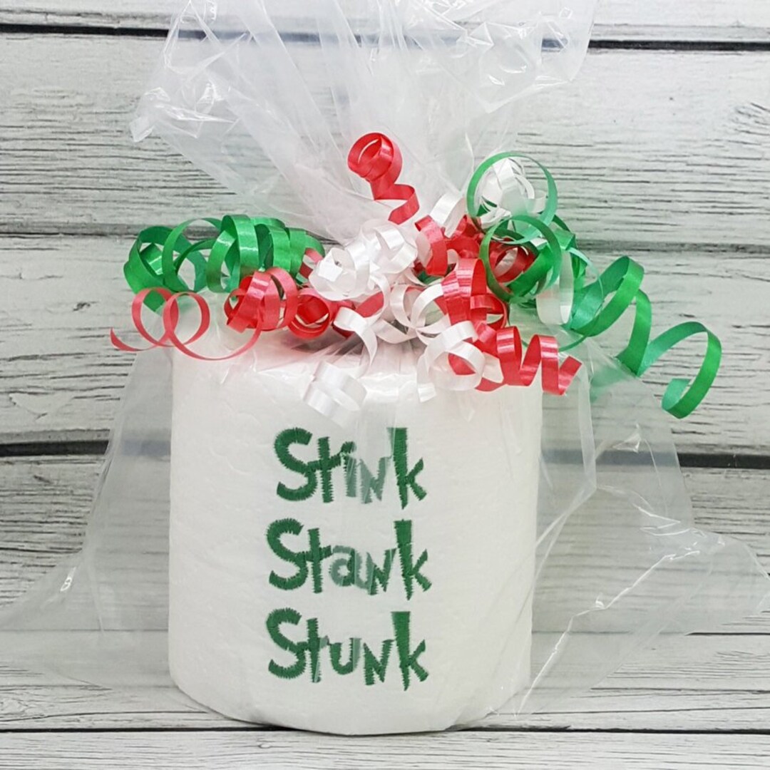 Stink Stank Stunk 2 Embroidered Toilet Paper - Etsy