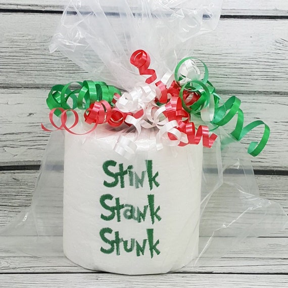 Stink Stank Stunk 2 Embroidered Toilet Paper | Etsy