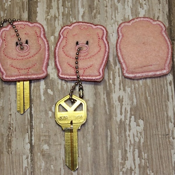 Pig Key Chains - Etsy