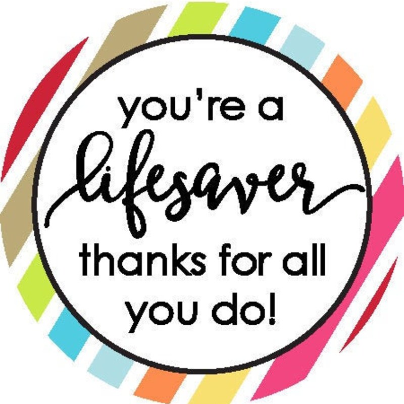 Lifesaver Thank You - Etsy