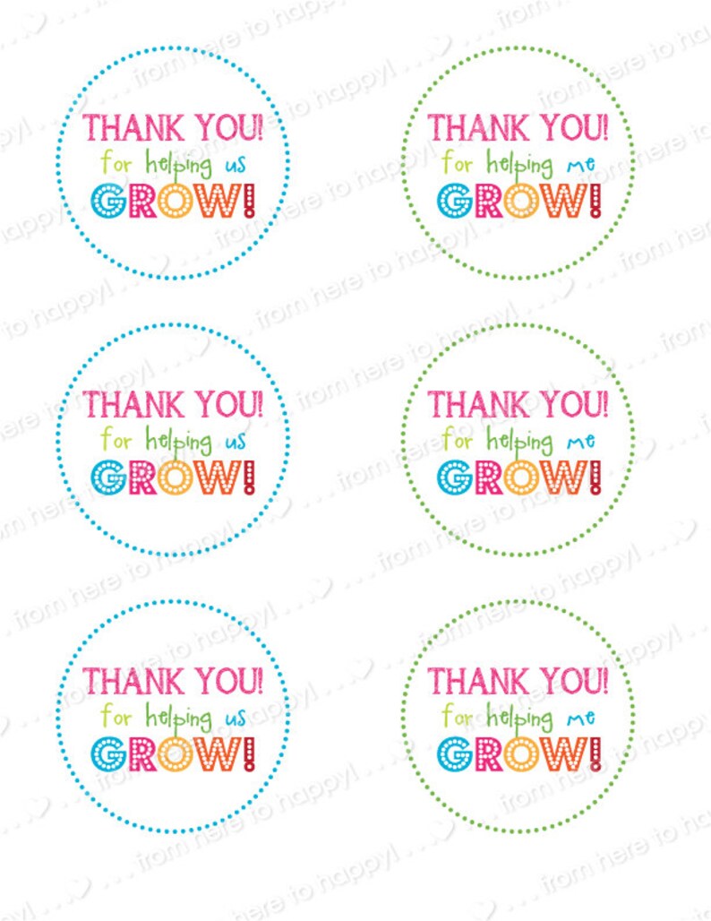 Flowers That "bloom" or "grow"-teacher Gifts, Teacher Appreciation ...