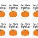 Hello Pumpkin-printable Gift Tags - Etsy