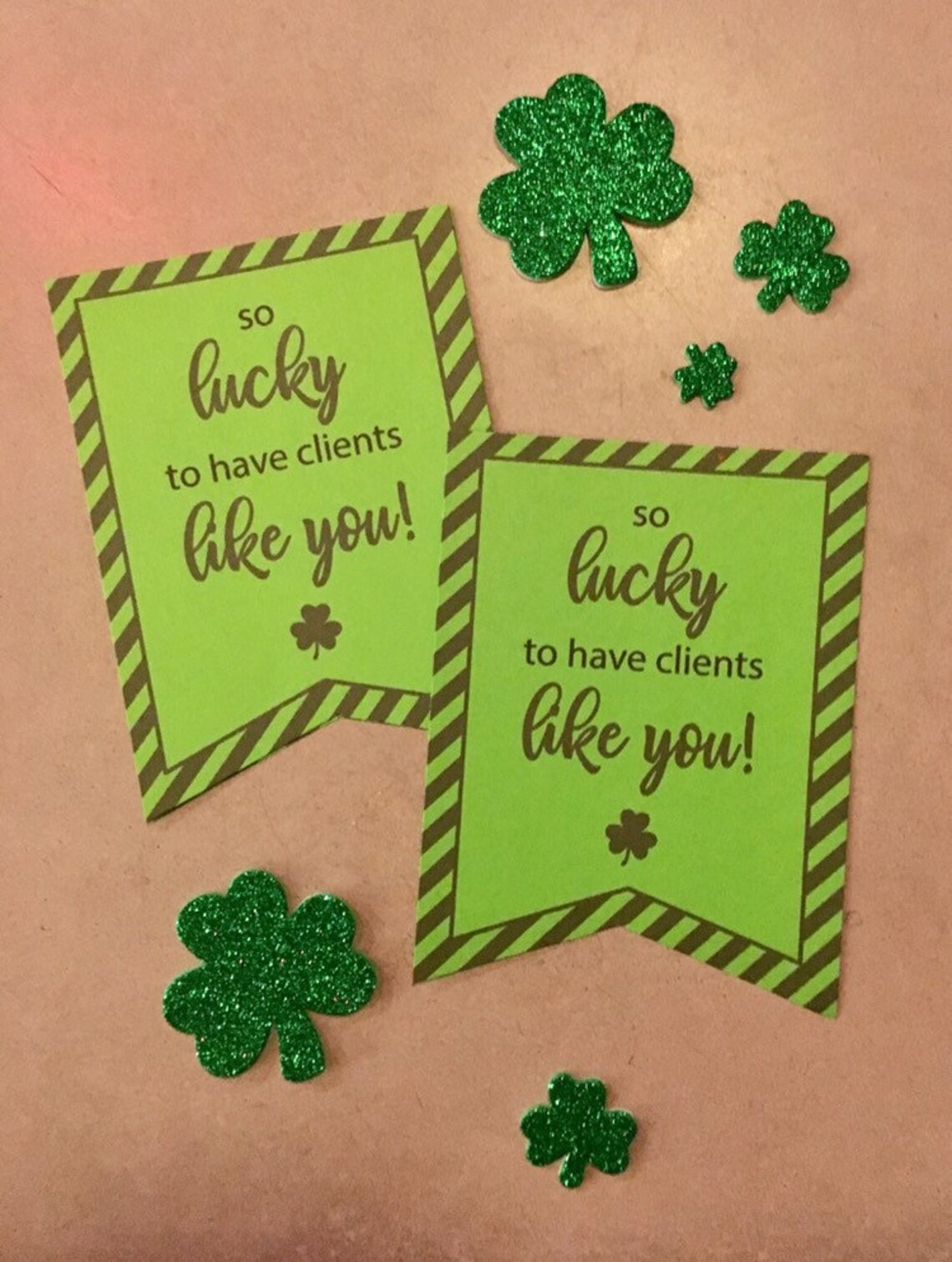 REALTOR, Lender or Just Lucky Friends Pop-bys Printable Tags-lucky St ...