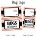 Bugs and Kisses Treat Bag or Gift Tags - Etsy