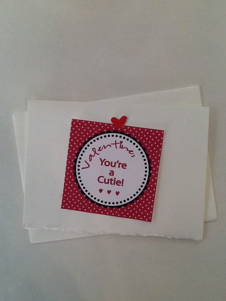PIY (print It Yourself) Digital File-valentine "you're a Cutie" Treat ...