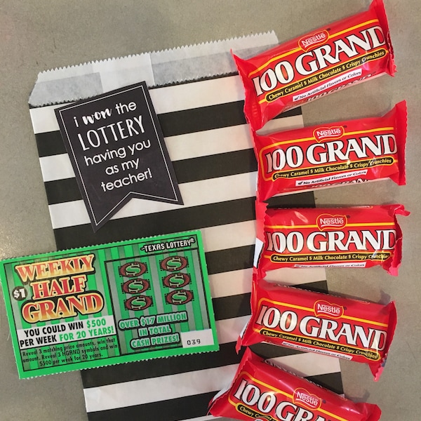 Teacher Appreciation Lottery - Etsy