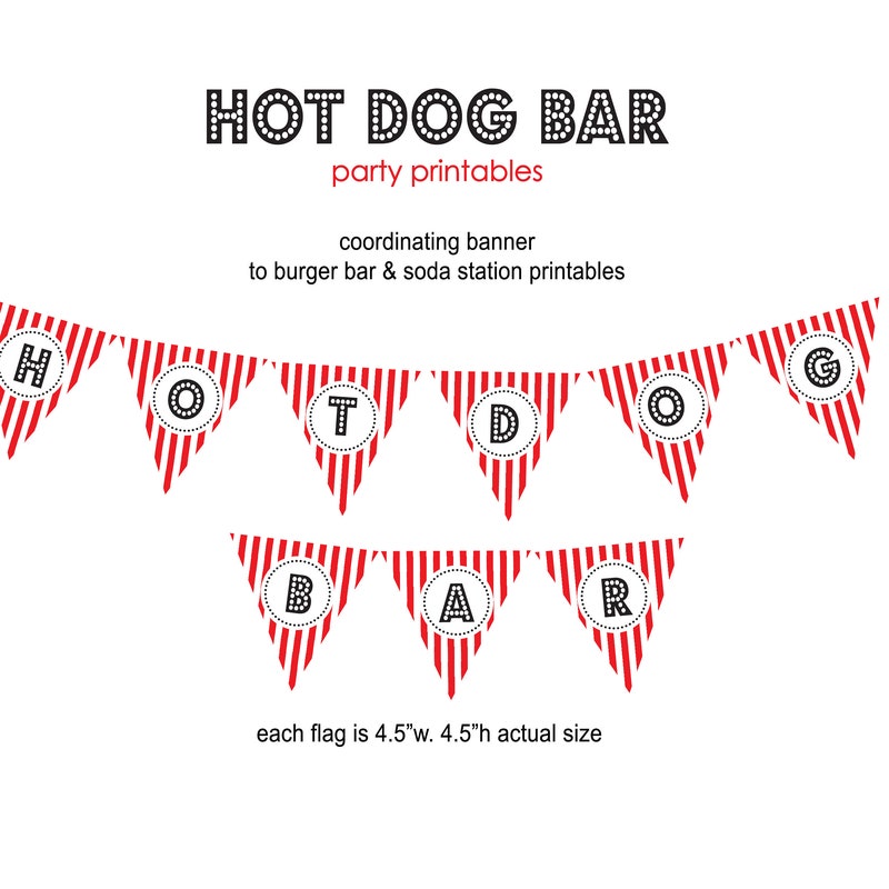 Hot Dog Bar - Etsy