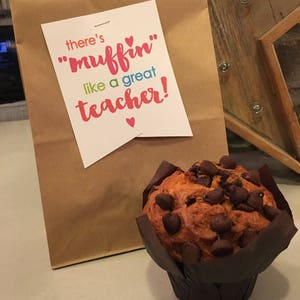 Teacher/co-worker Gifts, Teacher Appreciation, Thank You Note, Gift Tag ...