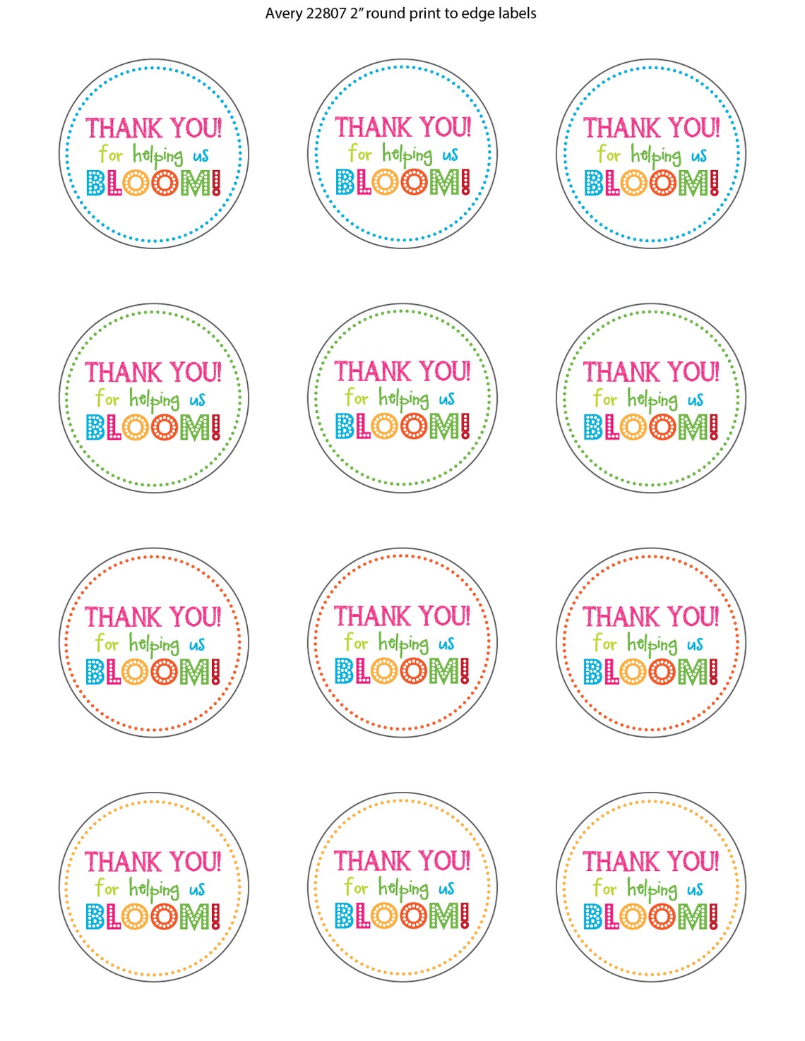 Flowers That "bloom" or "grow"-teacher Gifts, Teacher Appreciation ...