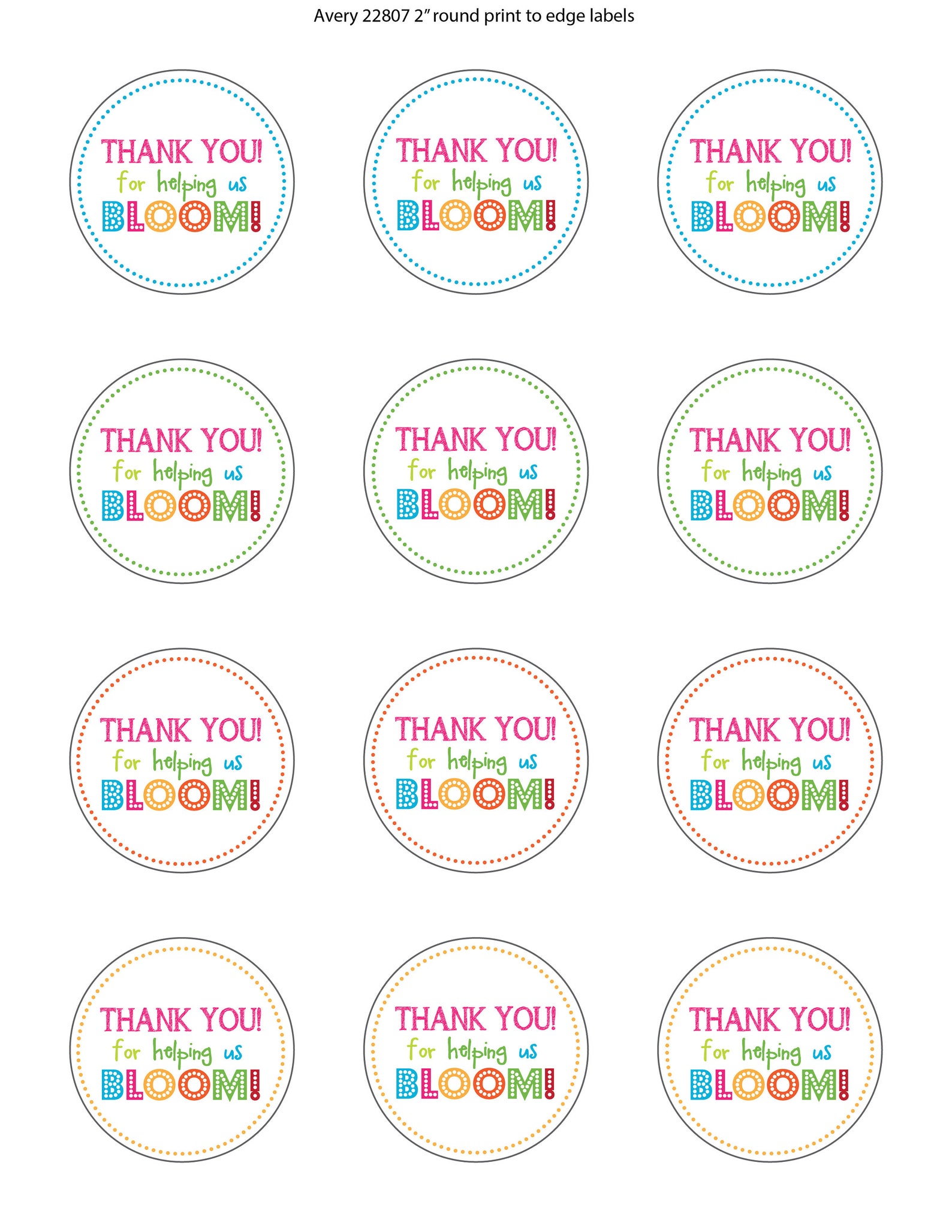 Flowers That "bloom" or "grow"-teacher Gifts, Teacher Appreciation ...