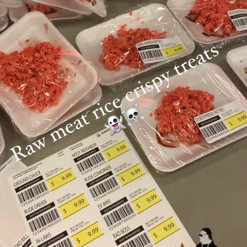 Halloween Meat Labels - Etsy