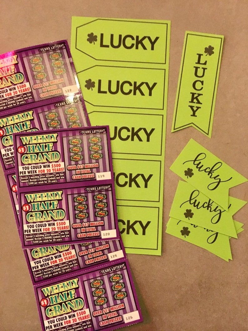 REALTOR, Lender or Just Lucky Friends Pop-bys Printable Tags-lucky St ...