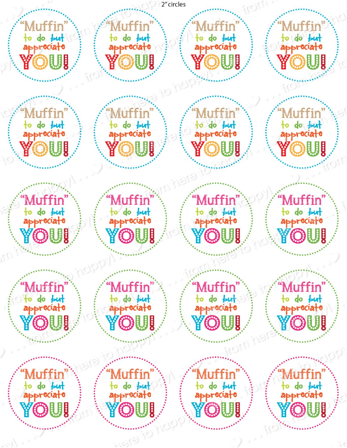 Teacher/co-worker Gifts, Teacher Appreciation, Thank You Note, Gift Tag ...