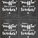 Teacher/co-worker Gifts, Teacher Appreciation, Thank You Note, Gift Tag ...