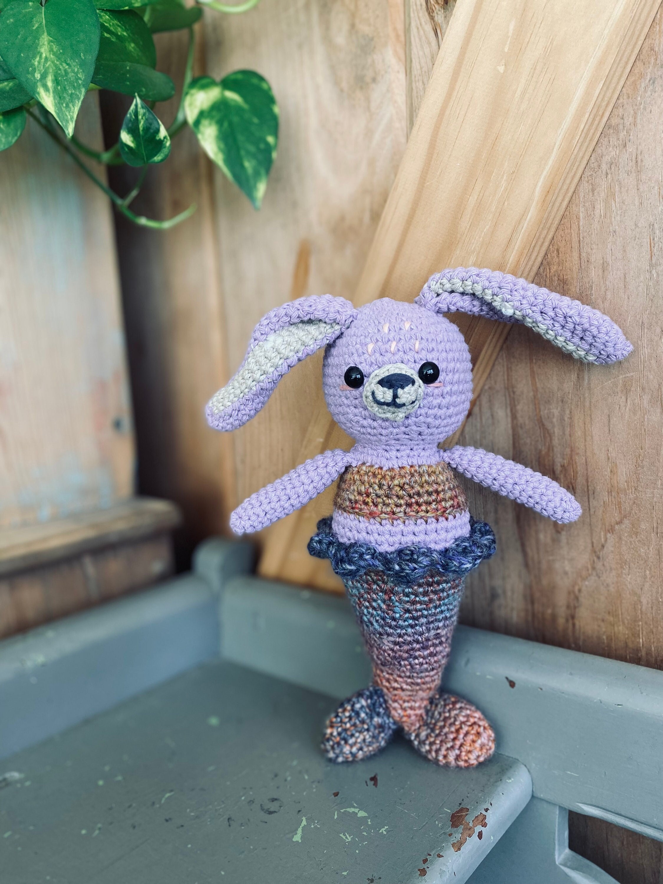 Mermaid Bunny Crochet Pattern - Etsy