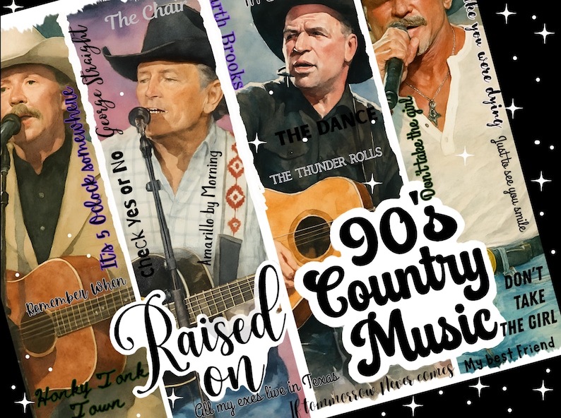 Raised on 90's Country : 20 Oz Tumbler Wrap Country Western Music ...