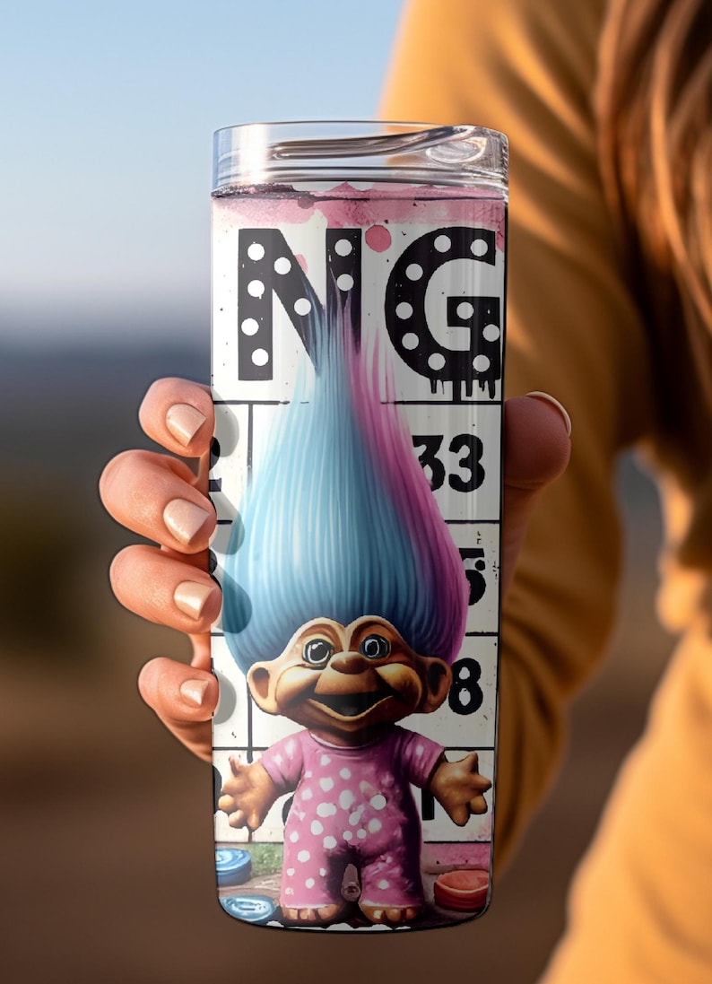Bingo Troll 20oz/30oz Tumbler Wrap: Good Luck Design (digital Download ...