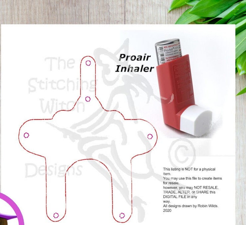 Proair and Ventolin Inhalers Sewing Patterns and Cutting - Etsy